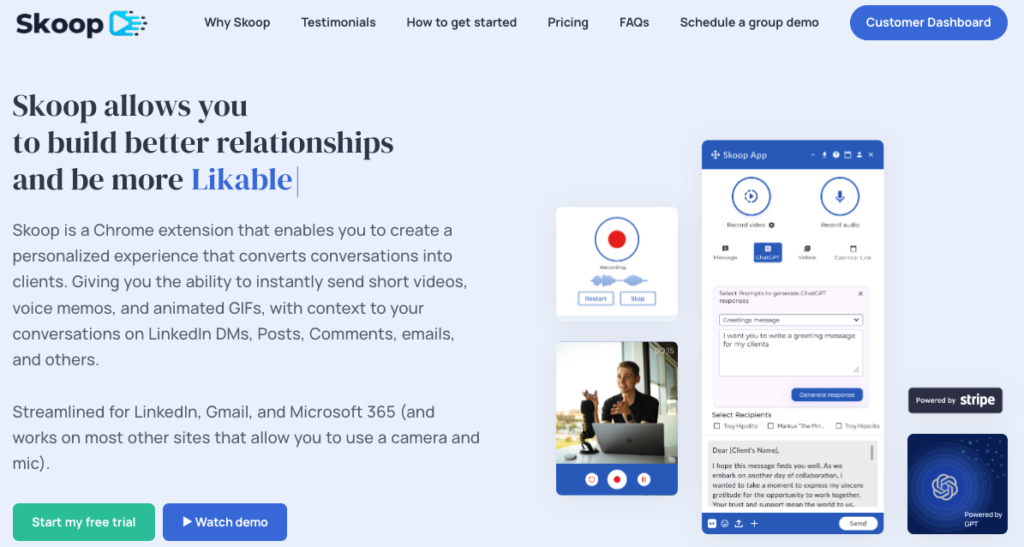 The new 5-day build of the Skoop SaaS website and Dashboard - The Troy ...