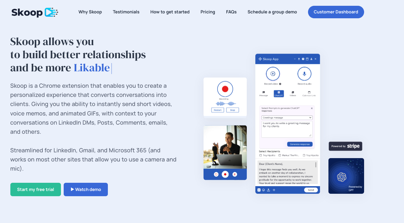 The new 5-day build of the Skoop SaaS website and Dashboard - The Troy ...